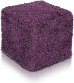 Sedací vak Taburetka Exclusive TiaHome - fialová