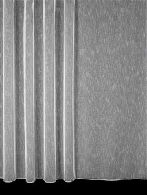 Rand žakárová záclona 5116/BÍLÁ pršíčko, s olůvkem, bílá, výška 290cm (v metráži)