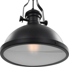 Stropní svítidlo černé kulaté E27 281624