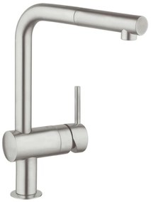 Grohe Minta - Dřezová baterie s výsuvnou koncovkou, supersteel 32168DC0