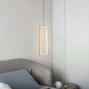 Toolight Toolight, LED závěsné osvětlení 6W, 3000K, 3500lm, LHJ084-1CP, zlatá lesklá, OSW-50058