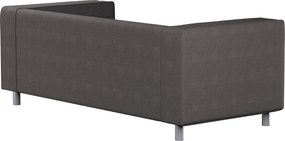 Potah na pohovku IKEA  Klippan 2-místná barva šedá látka pletený vzor