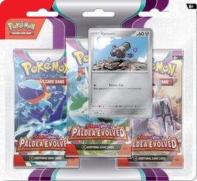 Pokémon TCG Paldea Evolved - 3 Blister Booster