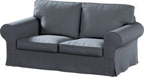 Potah na pohovku IKEA Ektorp 2-místná rozkládací  NOVÝ MODEL 2012 barva šedá látka pletený vzor