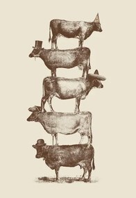 Obrazová reprodukce Cow Cow Nuts, Bodart, Florent