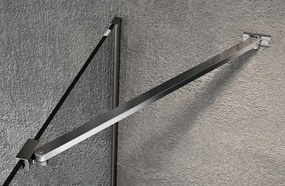Gelco VARIO CHROME jednodílná sprchová zástěna k instalaci ke stěně, sklo nordic, 800 mm GX1580-05