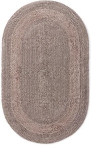 Koupelnový kobereček Javo Cotton sepia ovál