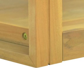 Nástěnná koupelnová skříňka 60 x 45 x 35 cm masivní teak 338234