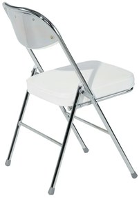 Sconto Skládací židle FLORIAN bílá