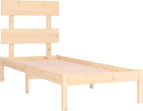 Rám postele masivní dřevo 90 x 190 cm Single 3104638