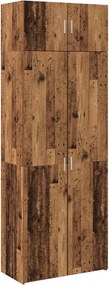 Úložná skříňka 2 ks Staré dřevo 80 x 42,5 x 225 cm 3394515