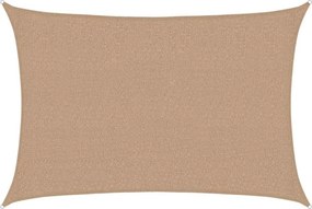 Stínící plachta 160 g/m² taupe 2,5 x 4 m HDPE 311399
