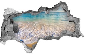 Wallmuralia Fotoobraz díra na stěnu Hawajská pláž 95x73 cm