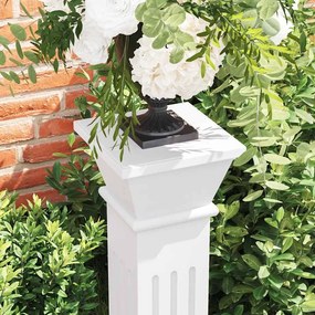 Klasický stojan na květiny, čtverhranný sloup MDF 241849