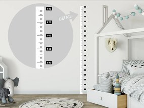 Univerzální dětský metr samolepka na zeď výška 180 cm