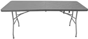 ROJA Stůl CATERING 180x74 cm ČERNÝ