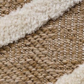 Dywany Łuszczów, Kusový koberec Spark 0688A beige/cream, 80x150, béžová, chodba / předsíň