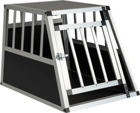 Costway Přepravní box pro psy s uzamykatelnými dveřmi a – 69,5 × 54 × 50,5 cm