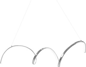 Toolight Toolight, LED závěsné svítidlo 90cm, 26W, 3000K, LHJ025-CP, chromová, OSW-60016