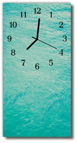 Skleněné hodiny vertikální Příroda Vodní moře modrá