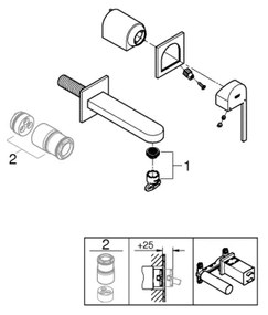 GROHE 29306003 - Umyvadlová baterie PLUS 203 mm lesklý chrom