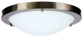 Stropní svítidlo v bronzové barvě se skleněným stínidlem ø 18 cm Aquila – Candellux Lighting