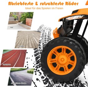 Costway 12 V elektrická dětská čtyřkolka se světlomety mini