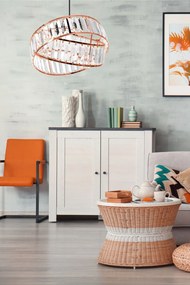Toolight, závěsné svítidlo 1xE27 APP1105-1CP, růžové zlato, OSW-06329