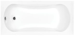 Besco Akrylátová obdélníková vana Aria ProSafe 140x70 (150x70) Barva: Bílá, Rozměry (cm): 140x70