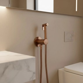 Rea Foss Clif, podomítková bidetová baterie, měděná matná, REA-B5845
