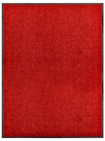 Rohožka pratelná červená 90 x 120 cm