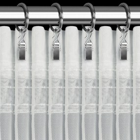 KRÁTKÁ ZÁCLONA NA PÁSCE FELICIANA 150X70 CM KRÉMOVÁ