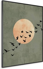 Tištěný obraz s rámem 60x80 cm Midnight Flight – Styler