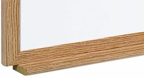 Nemagnetická tabule popisovací dřevěný rám 32 mm (120 x 90 cm)