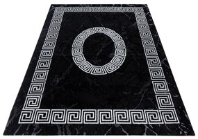 Ayyildiz, Kusový koberec Plus 8009 black, 80x150, černá, chodba / předsíň