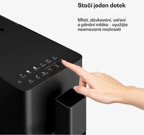 Klarstein Automatický kávovar Velaire s nádobou na mléko, 1350 W, 20 barů