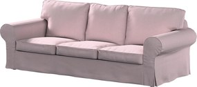 Potah na pohovku IKEA Ektorp 3-místná rozkládací, NOVÝ MODEL 2013 barva růžová látka pletený vzor