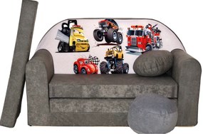 Dětská rozkládací pohovka 98 x 170 cm Cars