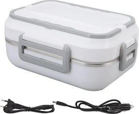 VERK Ohřívací box na jídlo 12V/220V - bílý