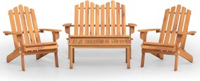 4dílná sada zahradního nábytku Adirondack masivní akácie 3152130