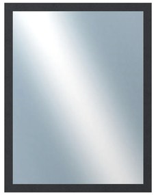 DANTIK - Zarámované zrcadlo - rozměr s rámem cca 70x90 cm z lišty 4020 černá (2769)