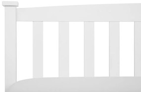 Manželská postel 180 cm GERNE (s roštem) (bílá). 1007293