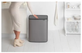 Brabantia Bo Touch Bin 2 x30l platinová 221521