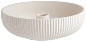 Butlers CANDLE BOWL Svícen 16 cm - béžová