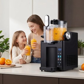 Costway 1,5 L Slush stroj s kompresorem Stroj Slushie s LED dotykovým ovládáním