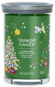 Yankee Candle Tumbler velký Shimmering Christmas Tree, 567g