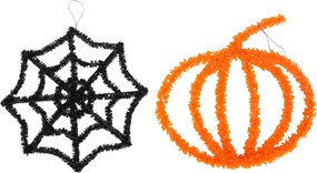 Sinsay - Nástěnná dekorace s halloweenským motivem 2 pack - vícebarevná