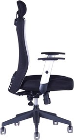 Kancelářská židle na kolečkách Office Pro CALYPSO XL SP4 – s područkami a podhlavníkem Modrá 14A11