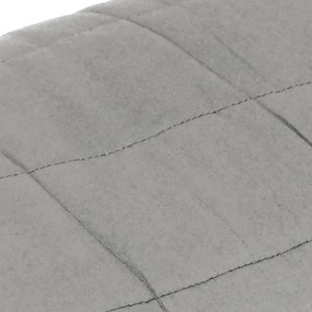 Zátěžová deka šedá 200 x 200 cm 13 kg textil,  350725