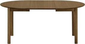 Kulatý rozkládací jídelní stůl s přídavnou deskou v dekoru dubu 120x220 cm Bundaberg – House Nordic